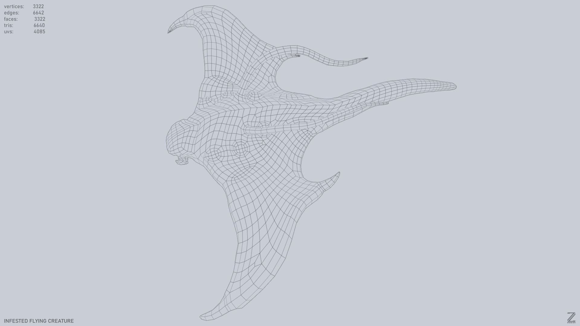 Infested Flying Creature Collection Model - TurboSquid 2235965