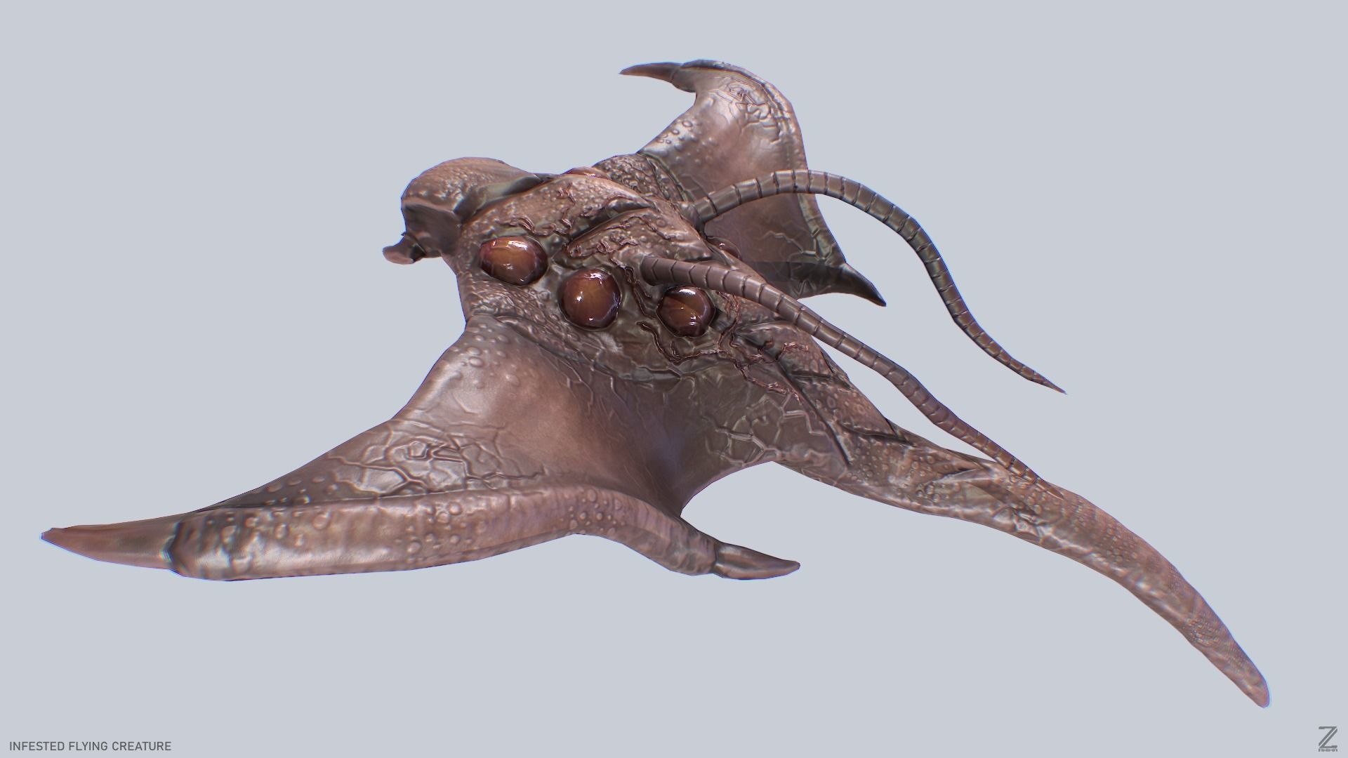 Infested Flying Creature Collection Model - TurboSquid 2235965
