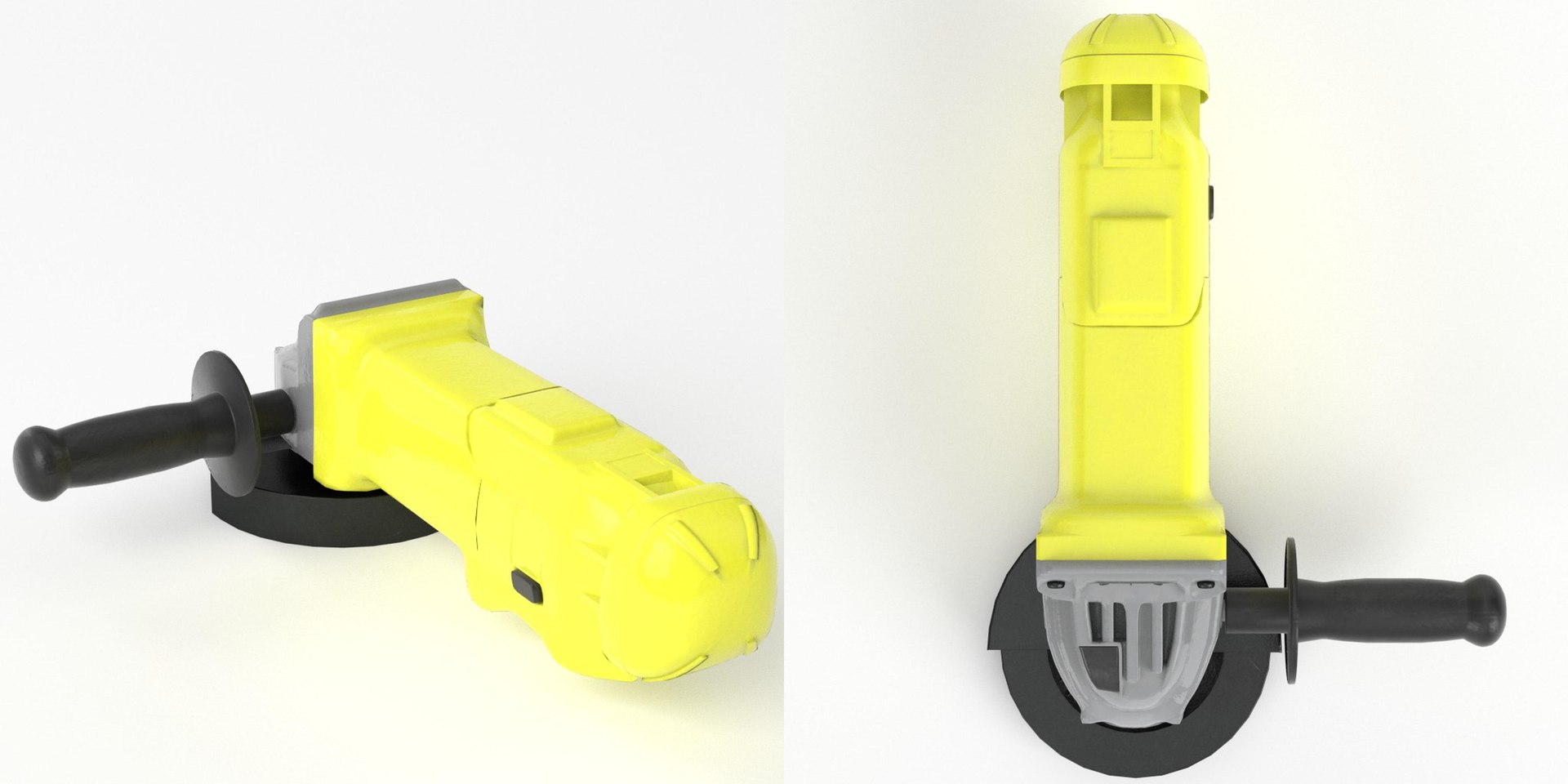3d Model Angle Grinder