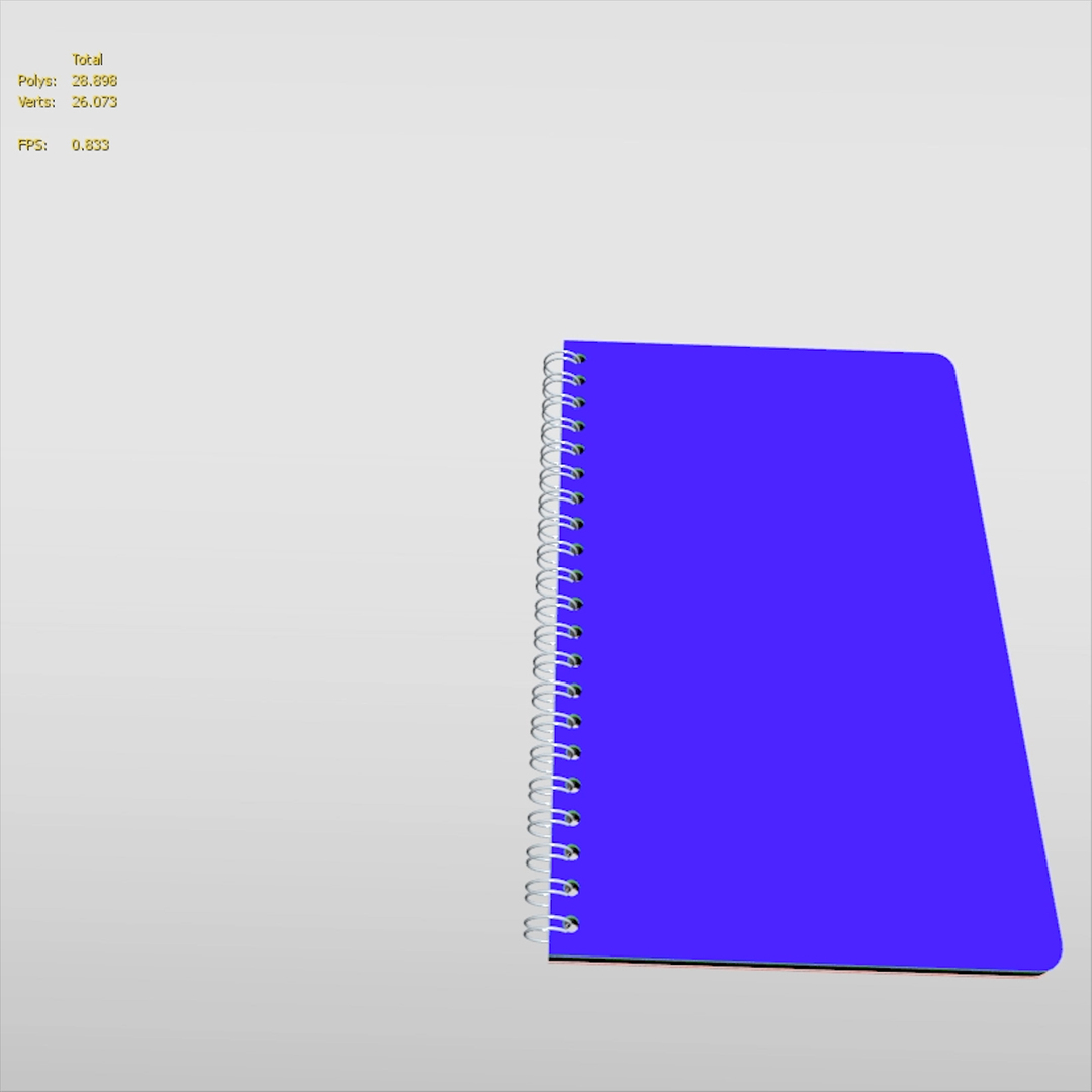 3D Notebook Rings Animation - TurboSquid 1483857