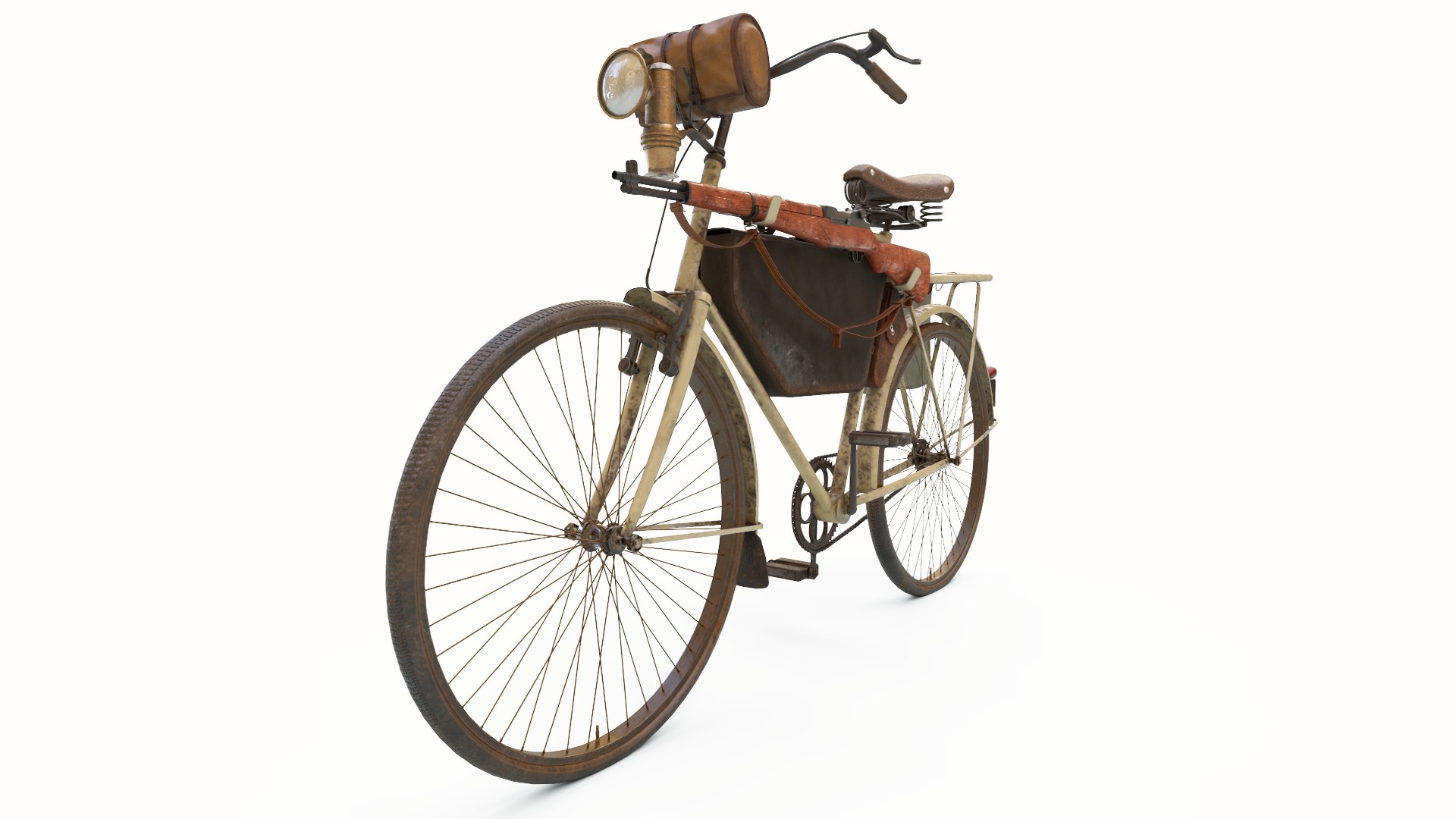Vintage Swiss Army Bicycle 3D Model - TurboSquid 2146184