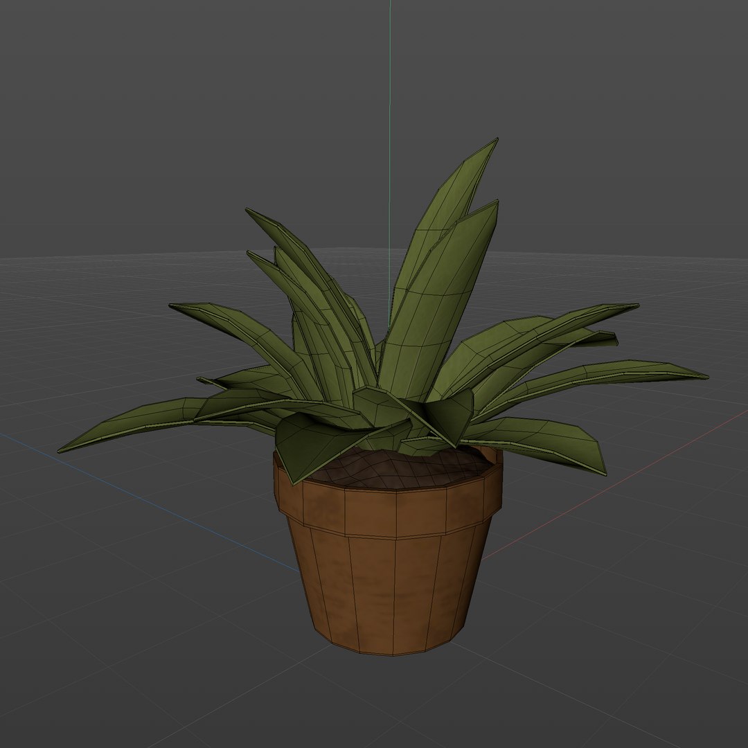 3D Small Potted Plants Model - TurboSquid 1670124