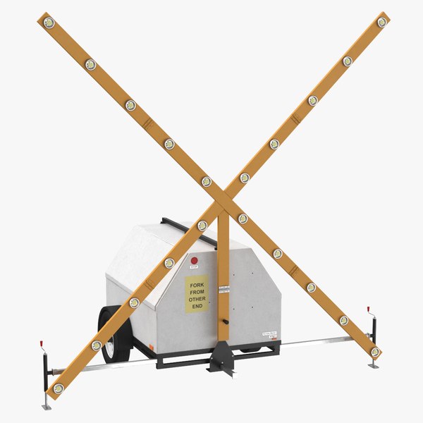 Modelo 3d Runway Closure Marker Turbosquid 2052870