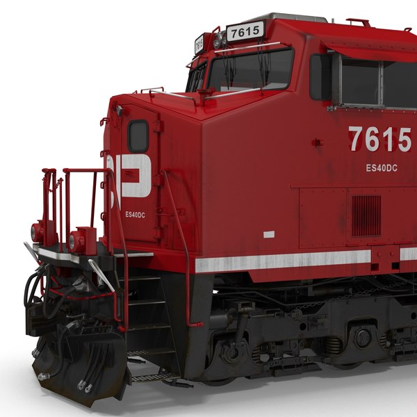 locomotive es40dc canadian pacific 3d model