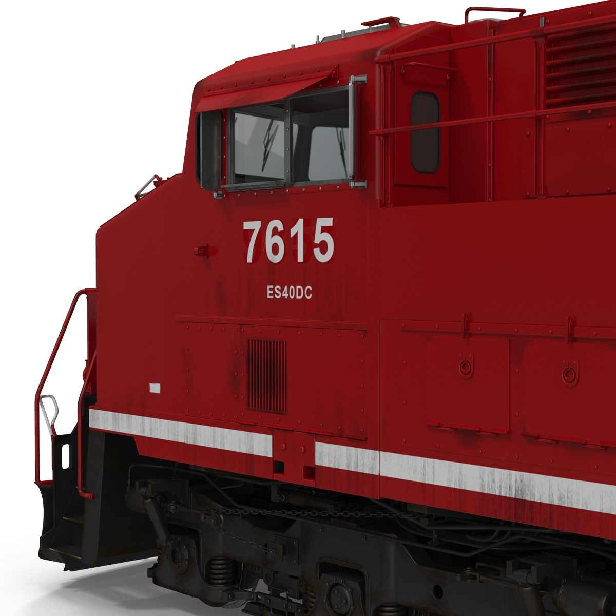 locomotive es40dc canadian pacific 3d model