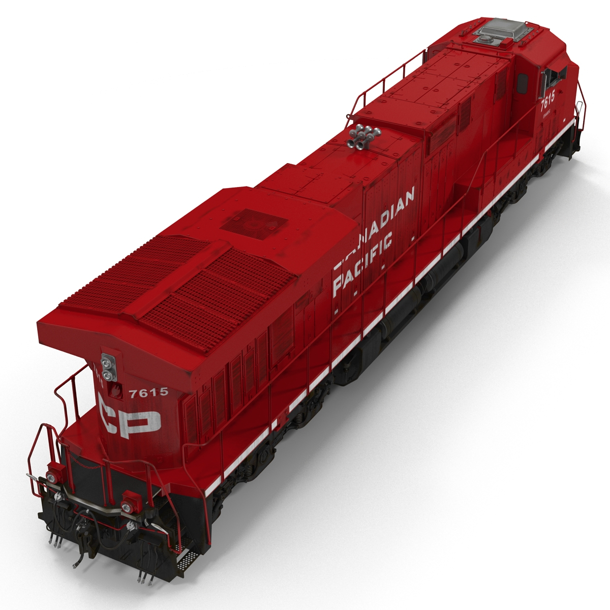 locomotive es40dc canadian pacific 3d model