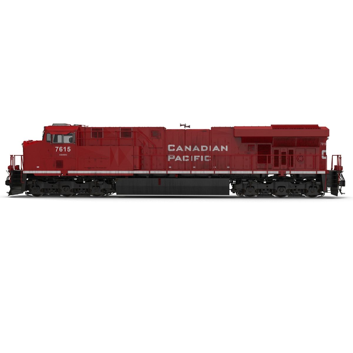 locomotive es40dc canadian pacific 3d model
