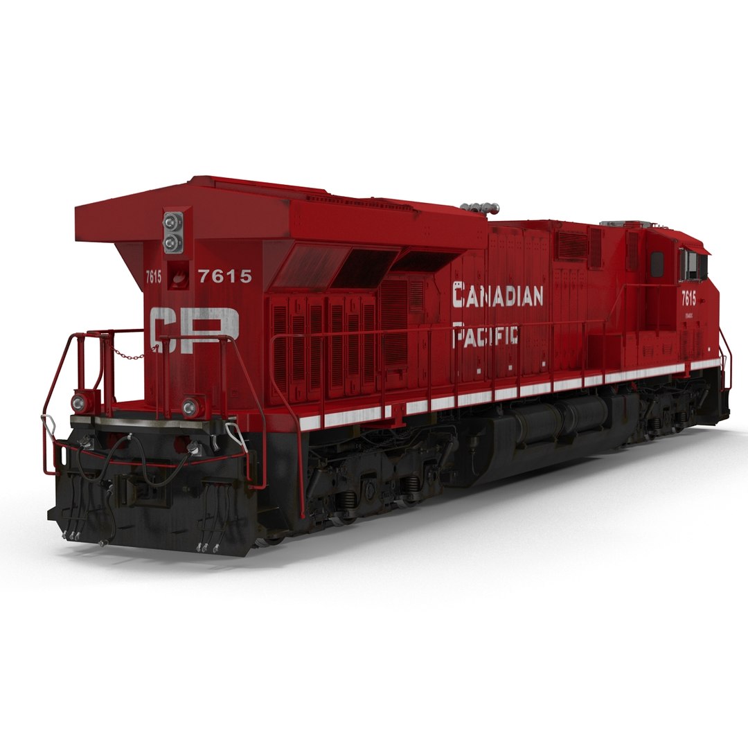 locomotive es40dc canadian pacific 3d model
