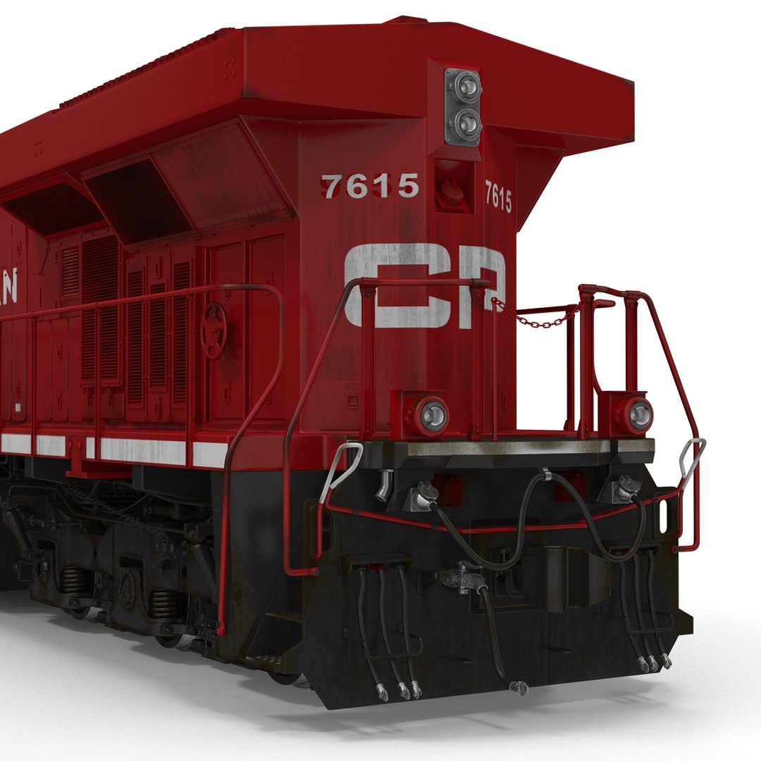 locomotive es40dc canadian pacific 3d model