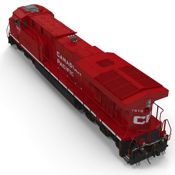 locomotive es40dc canadian pacific 3d model