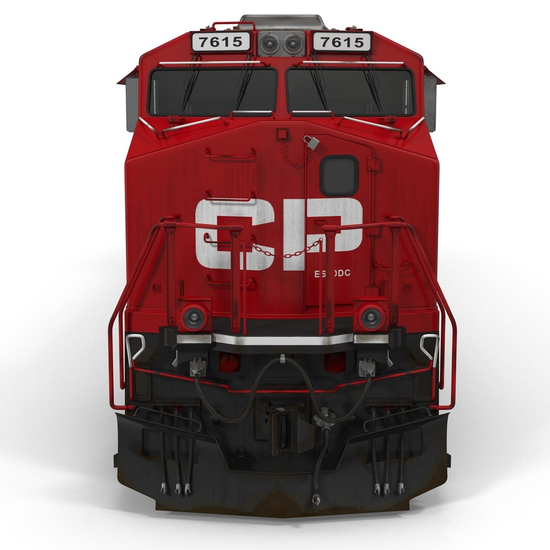 locomotive es40dc canadian pacific 3d model