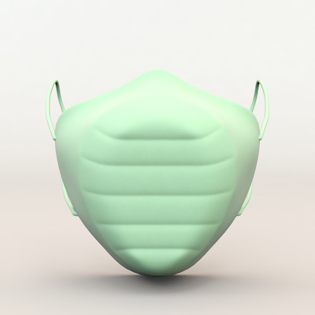 3D mask surgical model - TurboSquid 1711815