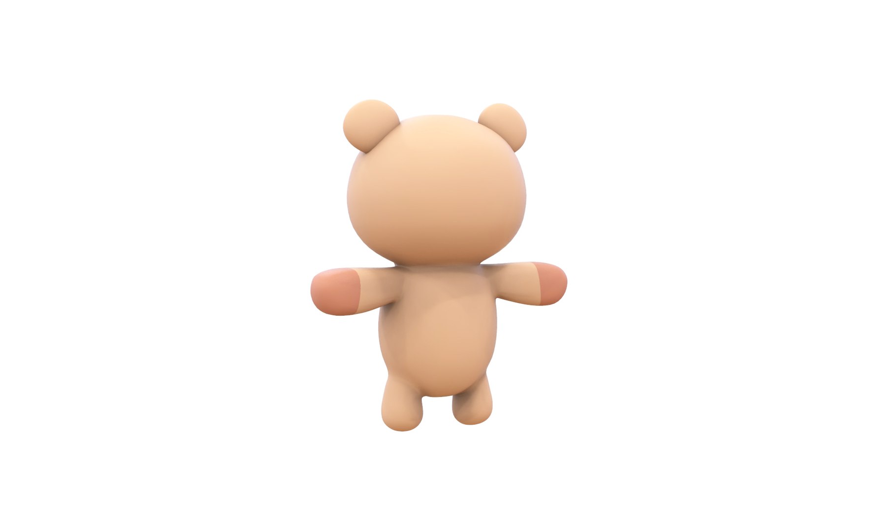 3D Cute Cartoon Bear Model - TurboSquid 2341474
