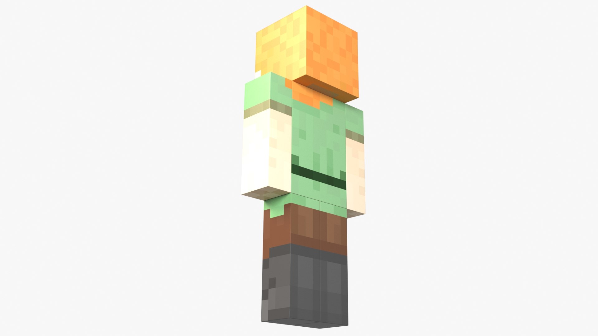 Minecraft Alex 3D - TurboSquid 1636736