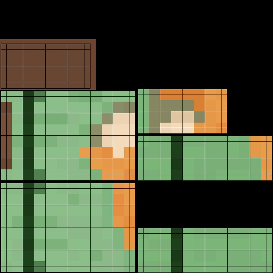 Minecraft Alex 3D - TurboSquid 1636736