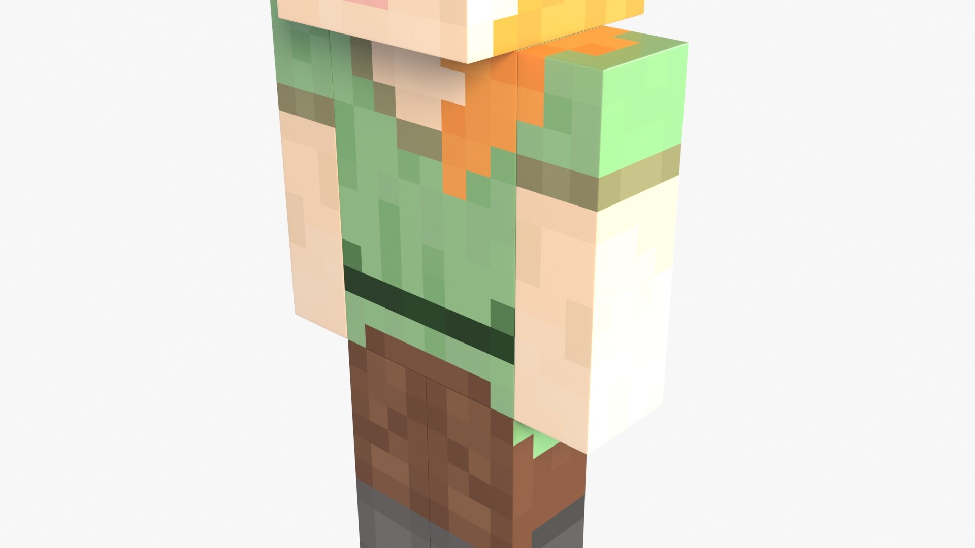 Minecraft Alex 3D - TurboSquid 1636736