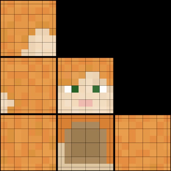 modelo 3d Minecraft Alex - TurboSquid 1636736