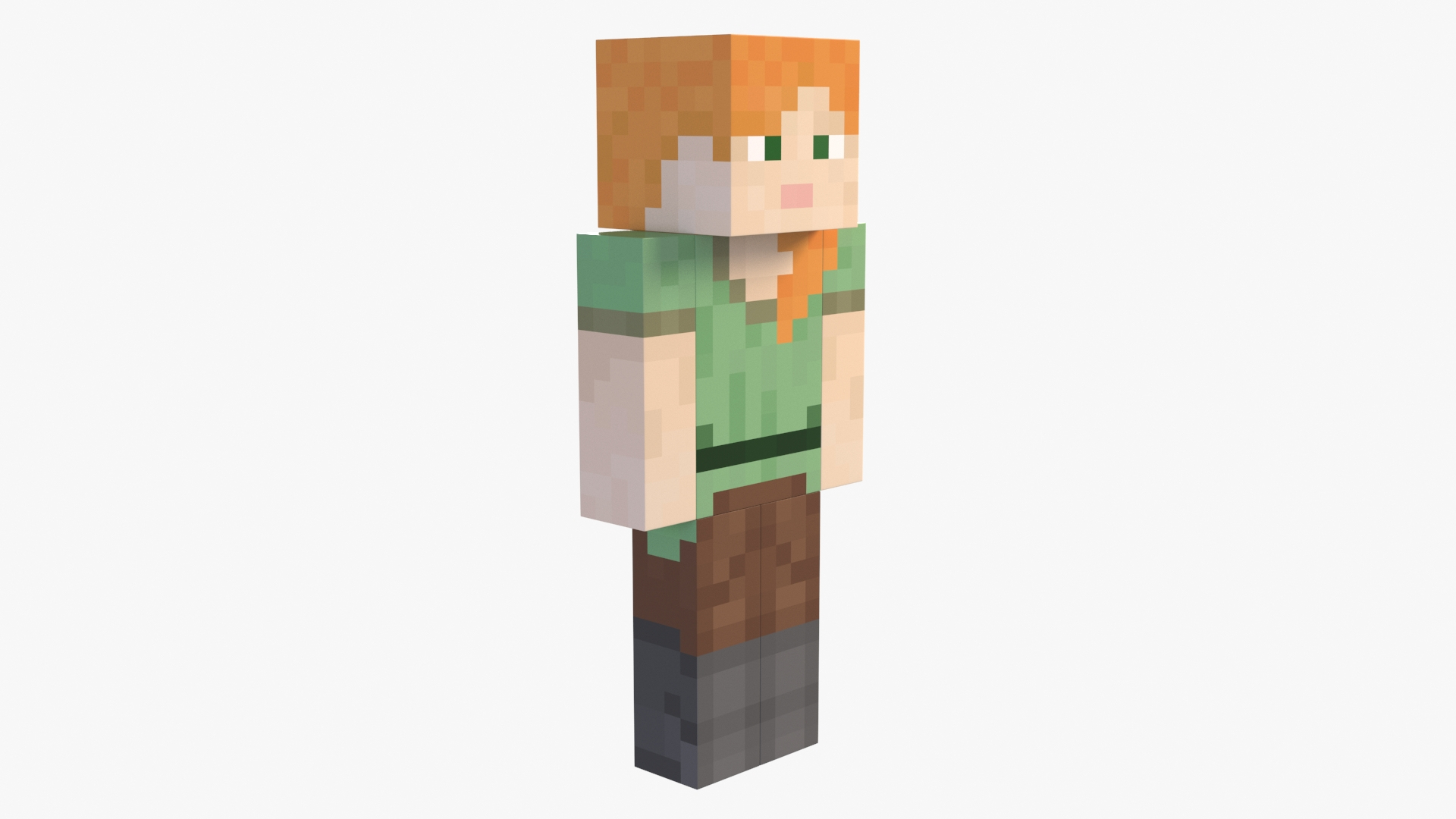 Minecraft Alex 3D - TurboSquid 1636736