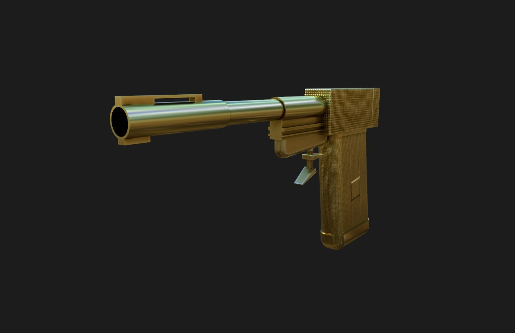 3D pistol gun weapon - TurboSquid 1581201