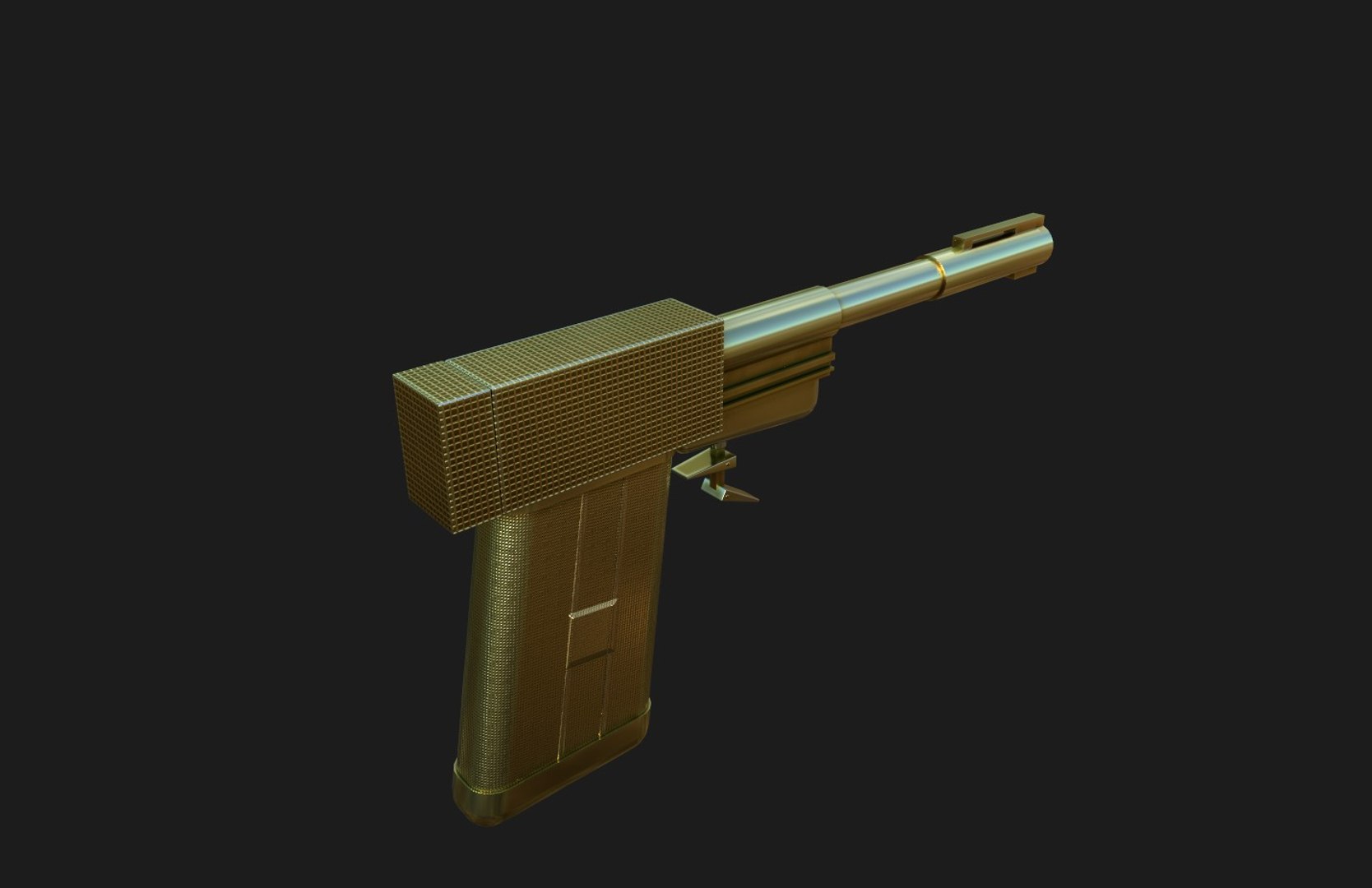 3D pistol gun weapon - TurboSquid 1581201