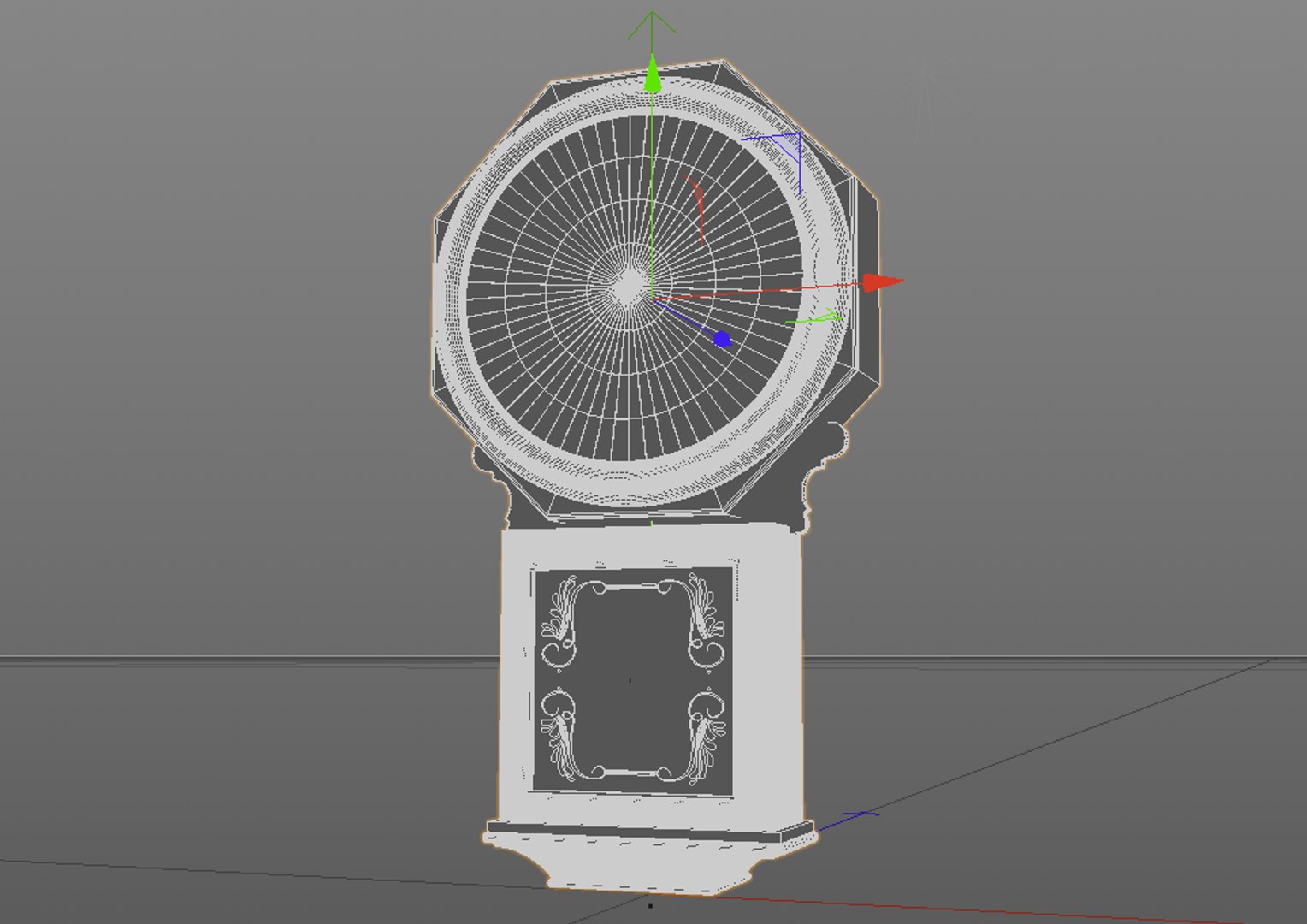 C4d Old Clock