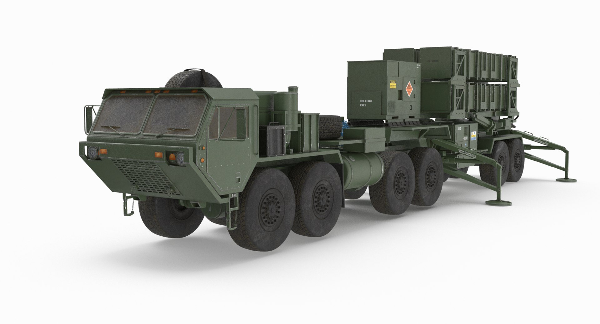 3D Heavy Hemtt Patriot Sam Model - TurboSquid 1246046