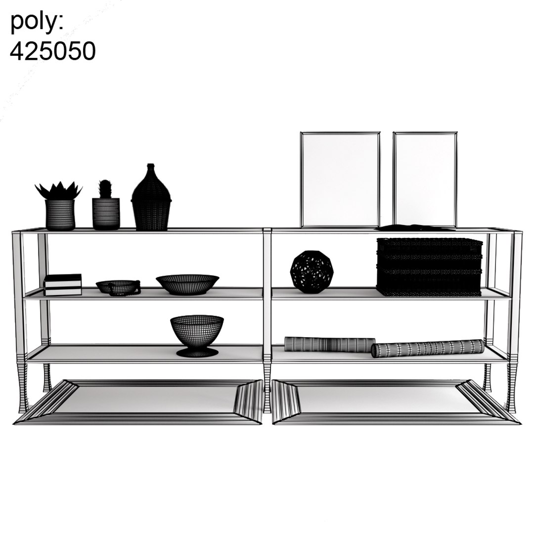 Pottery Barn Tanner Long 3D Model - TurboSquid 1197704