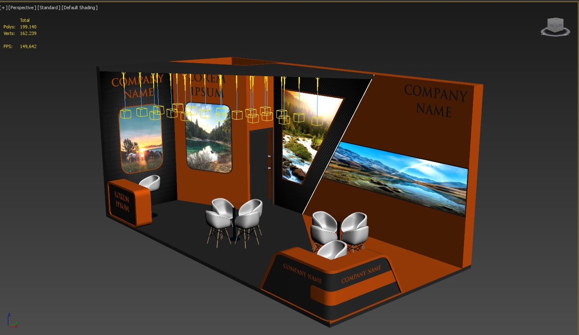 Booth Exhibit Fair 3D Model - TurboSquid 1677398
