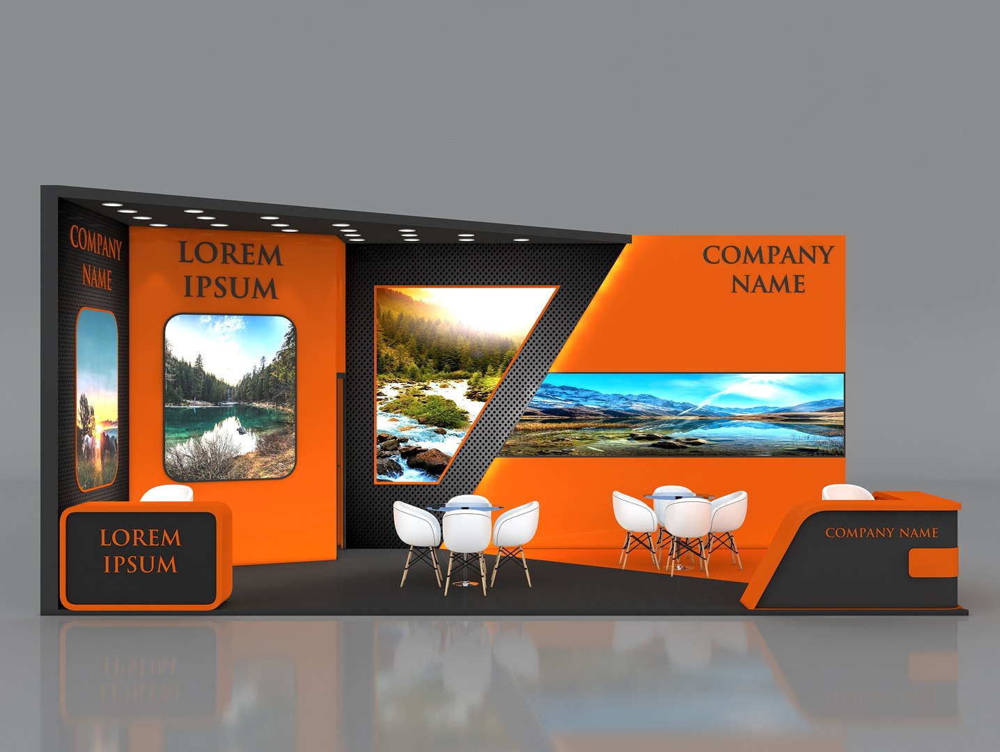 Booth Exhibit Fair 3D Model - TurboSquid 1677398