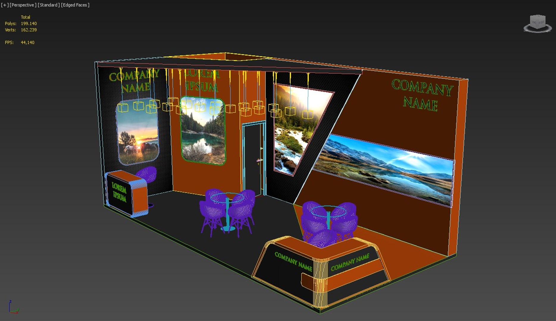 Booth Exhibit Fair 3D Model - TurboSquid 1677398