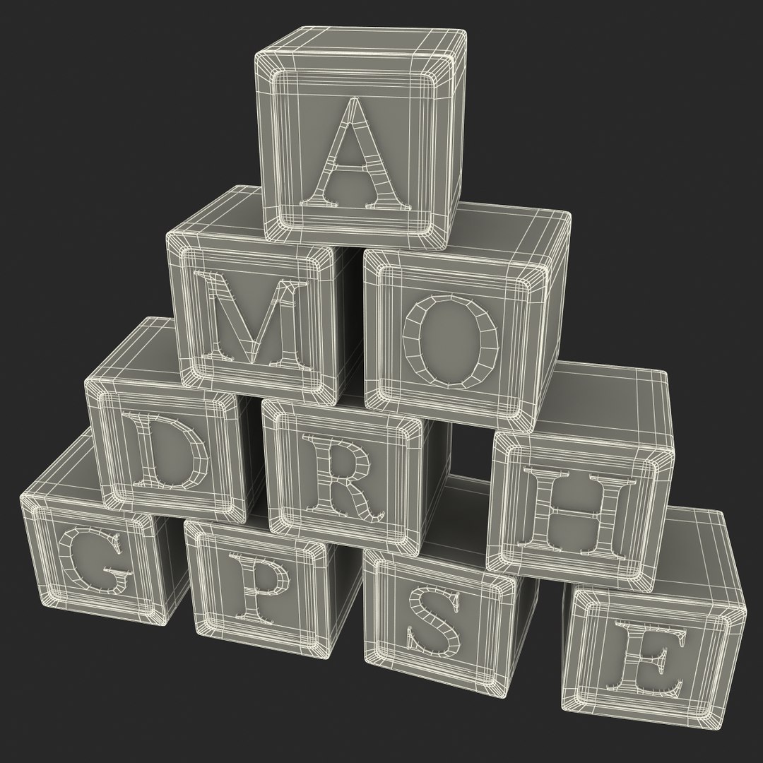 alphabet blocks max