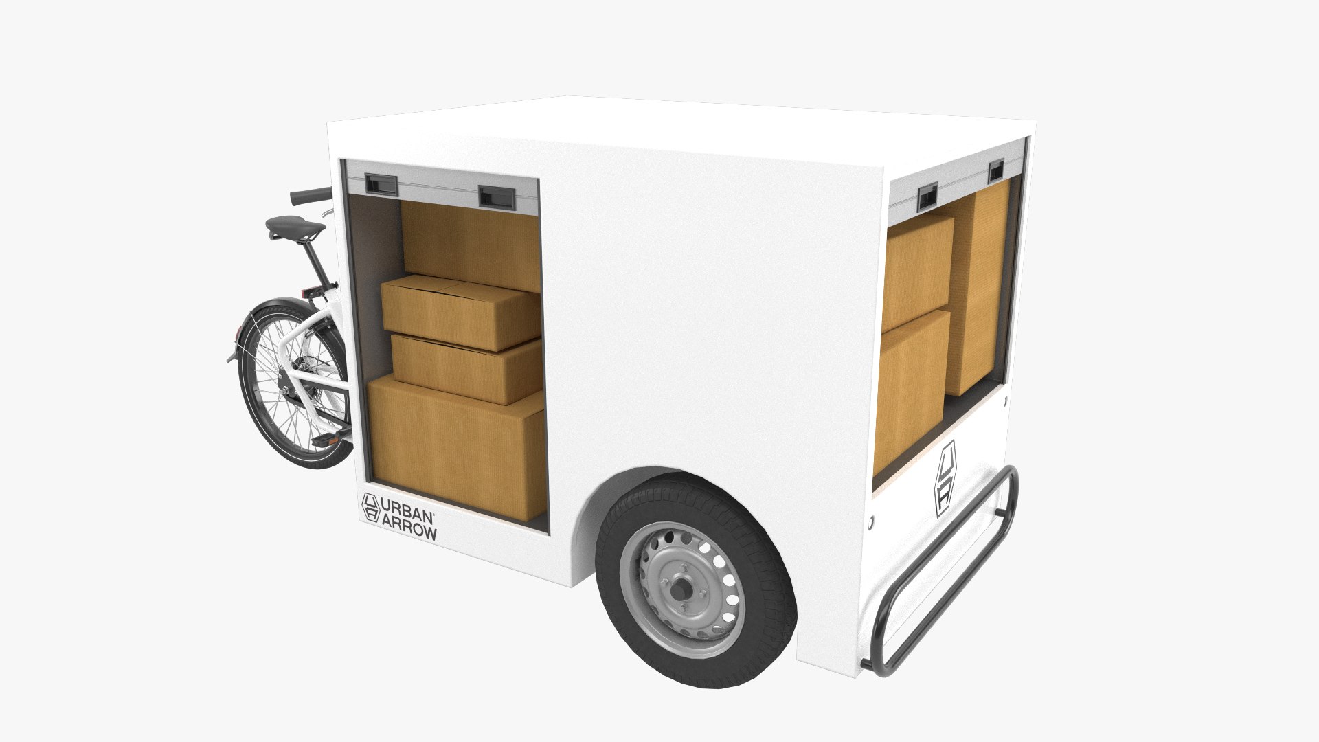 3D Urban Arrow Parcel Post Model - TurboSquid 1800190