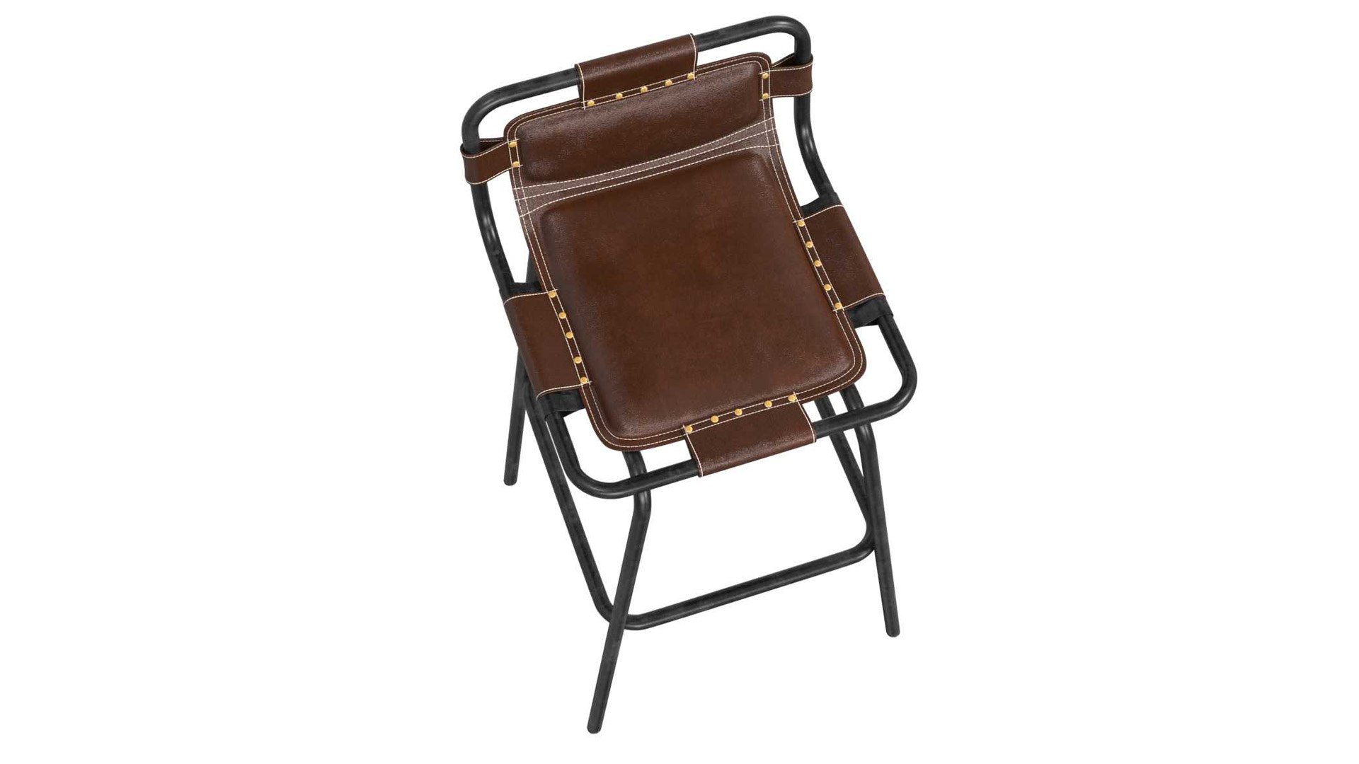 Elm And Iron LEATHER NOVA STOOL 3D Model - TurboSquid 1790484