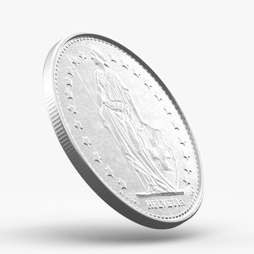 3d Frank Coin Model