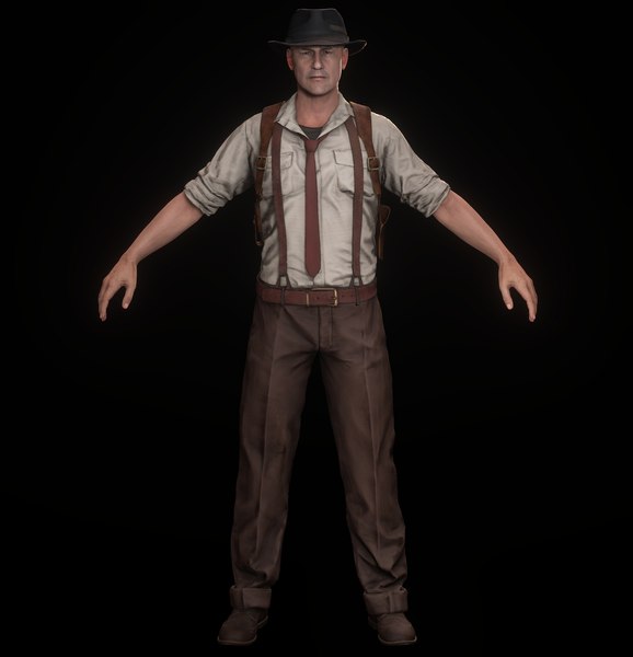 modelo 3d Juego de detectives PBR listo - TurboSquid 2101053