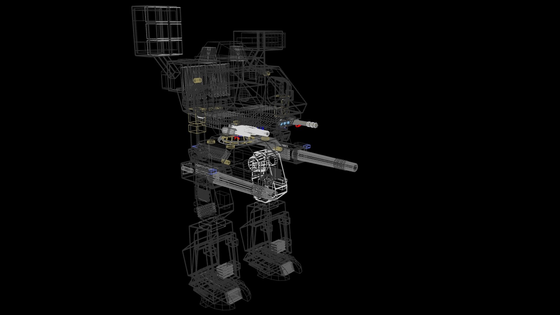 Battletech Whm-6d Battlemech 3d Model