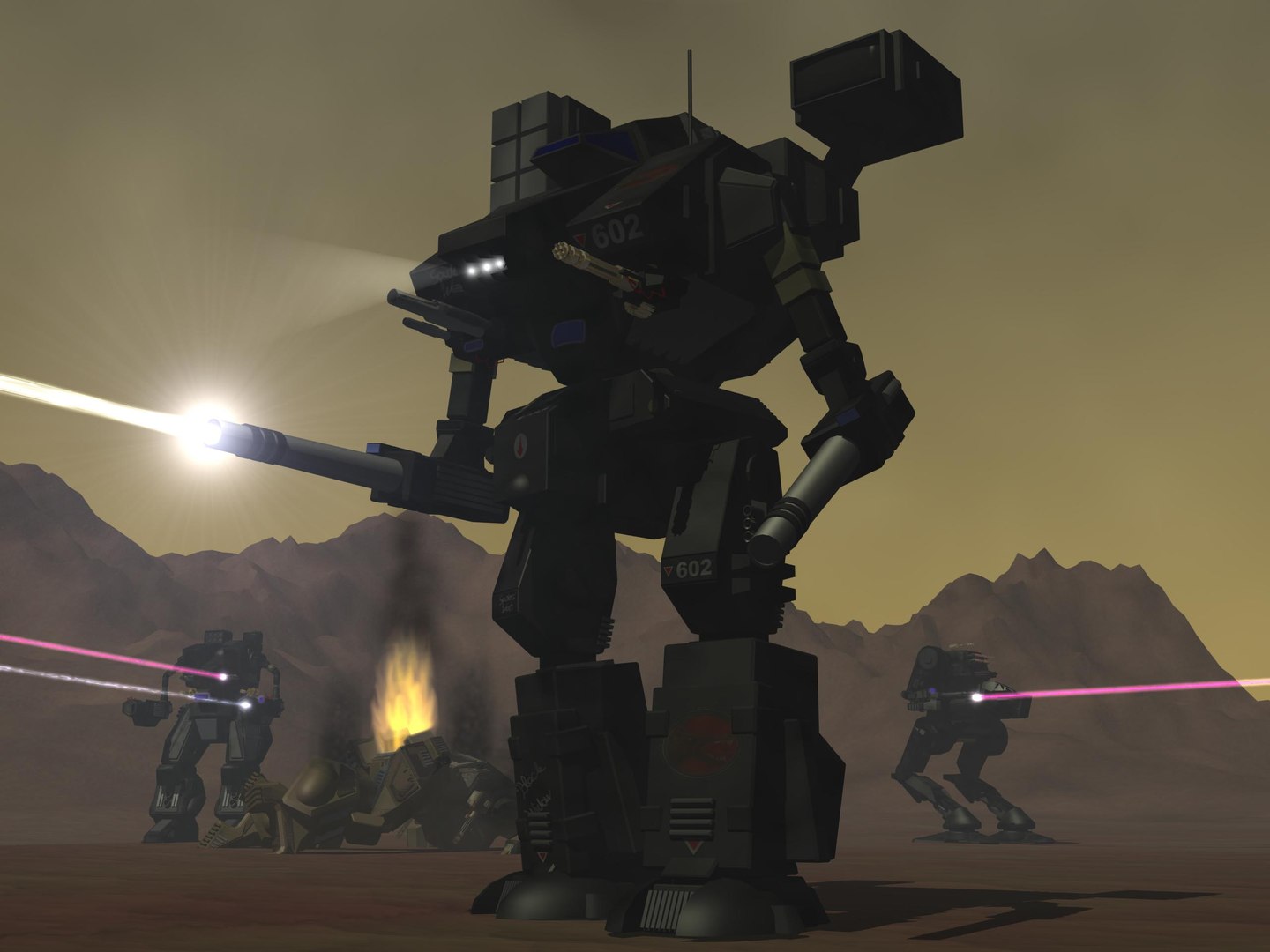 Battletech Whm-6d Battlemech 3d Model