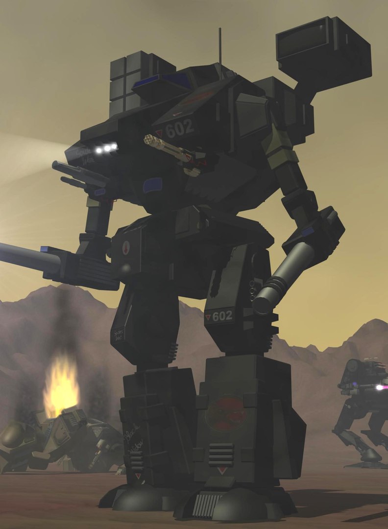 Battletech Whm-6d Battlemech 3d Model