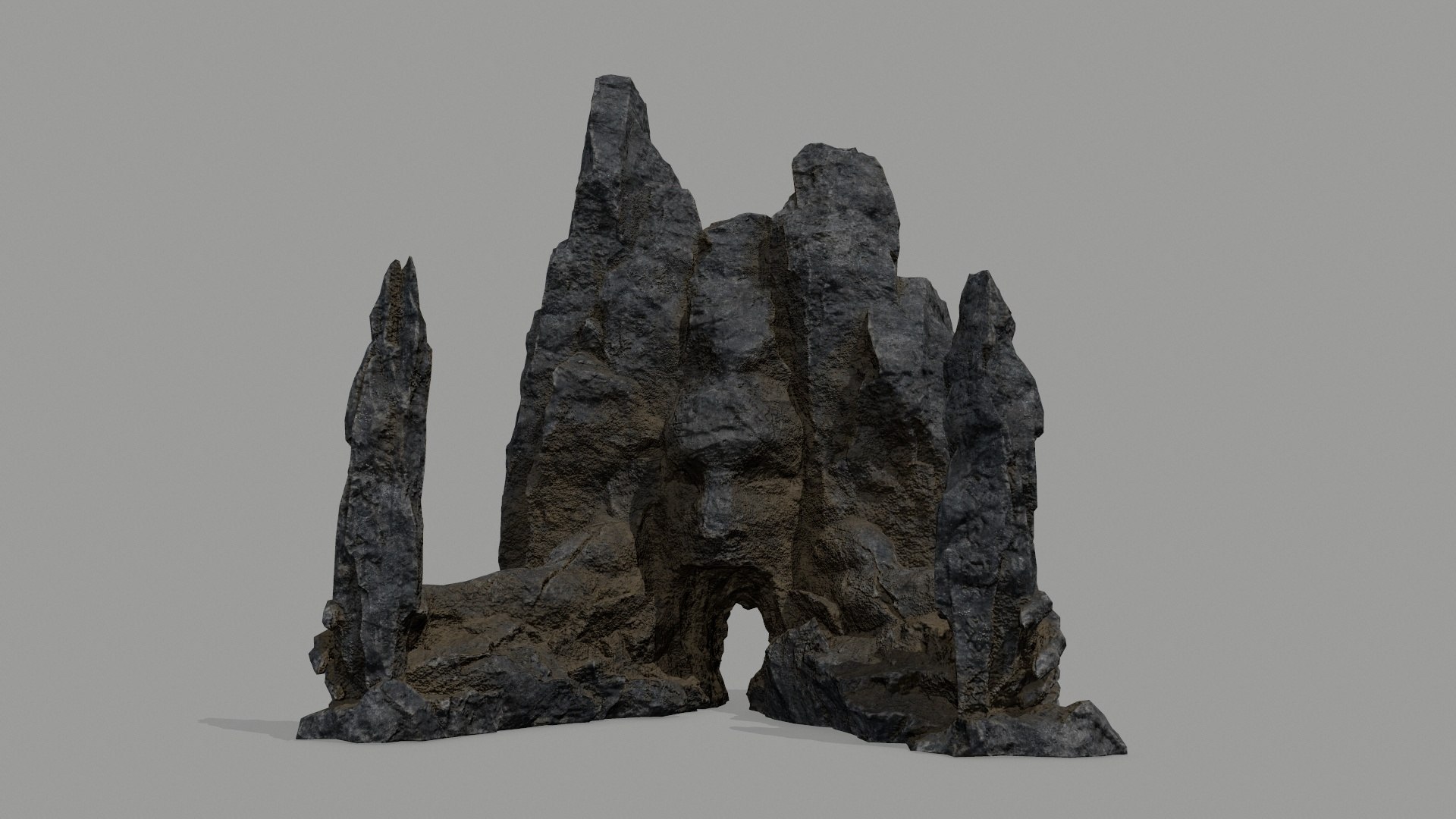 3D Rock Gate - TurboSquid 2145733