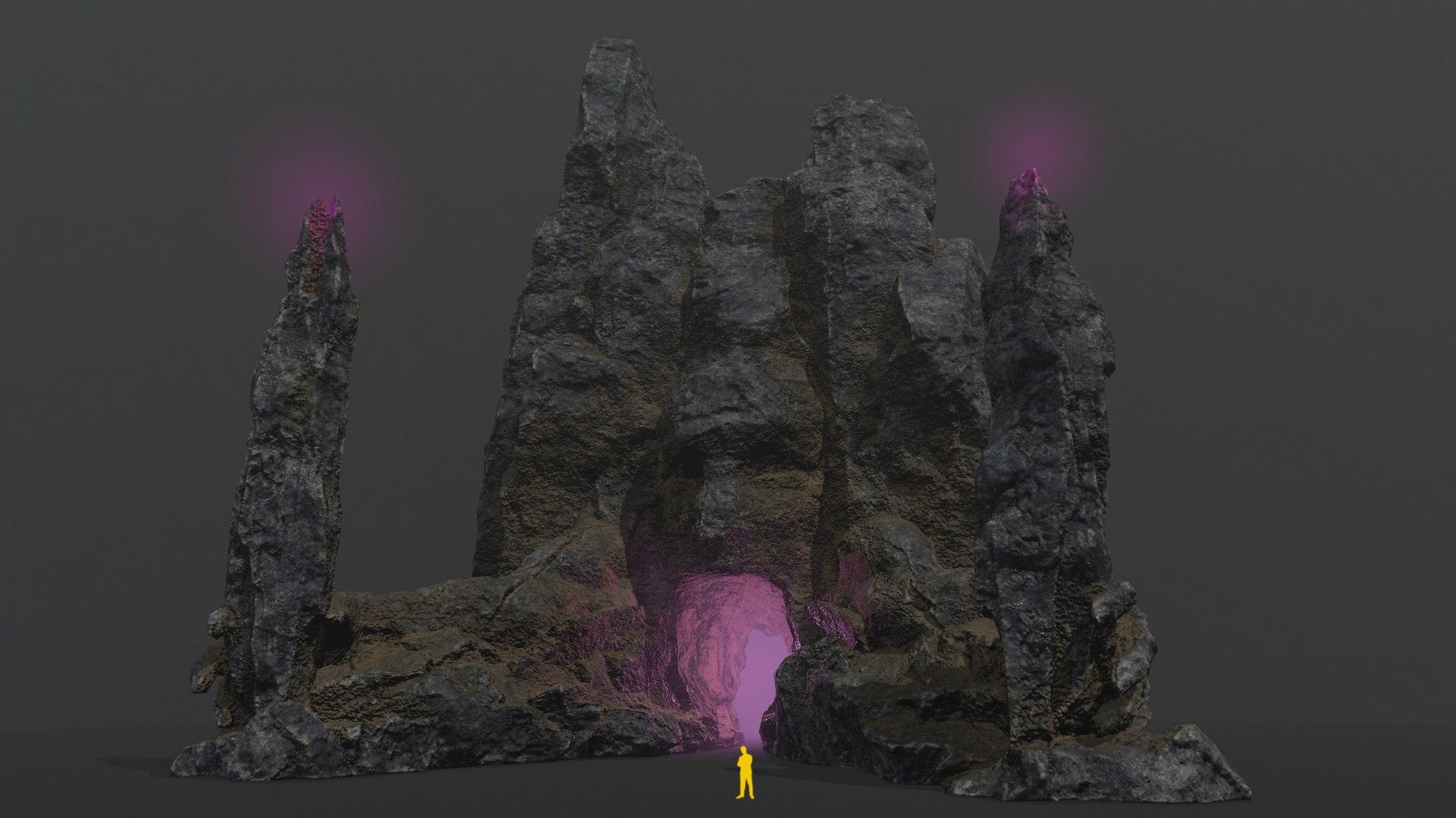 3D Rock Gate - TurboSquid 2145733