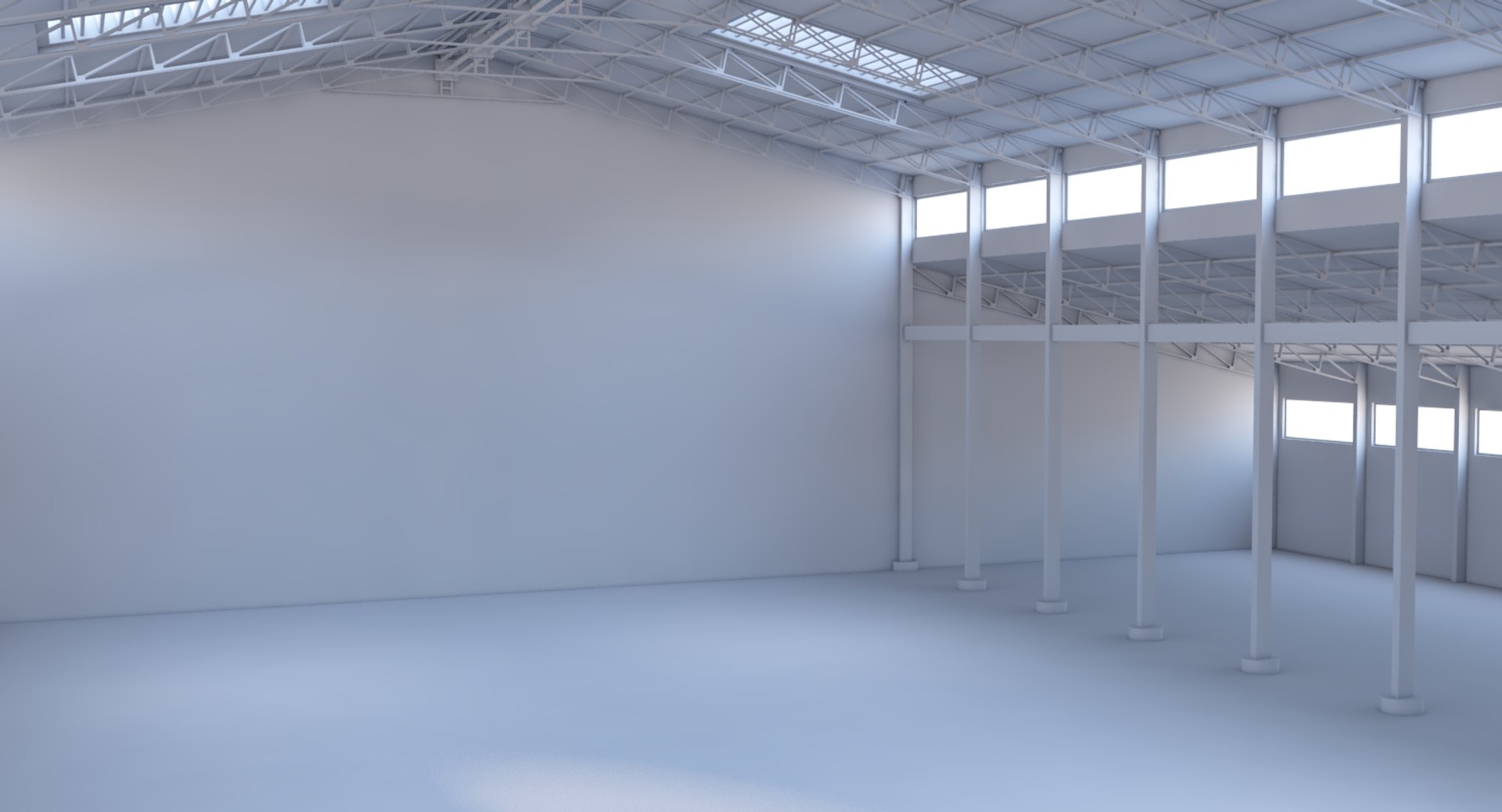 3d Warehouse Scene Model