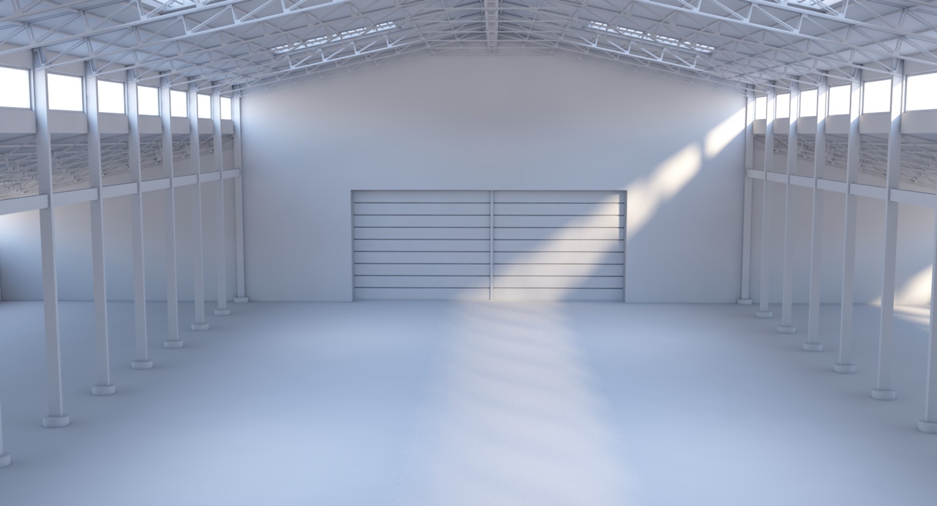 3d Warehouse Scene Model