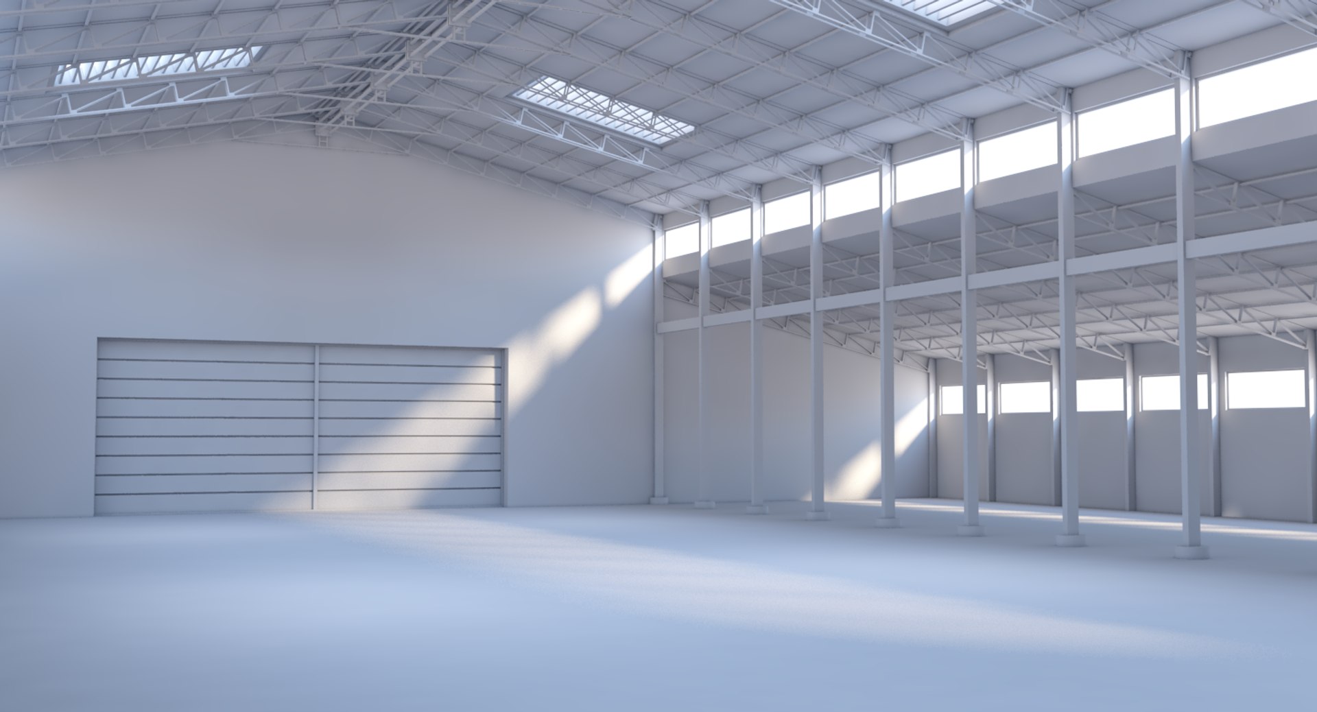 3d Warehouse Scene Model