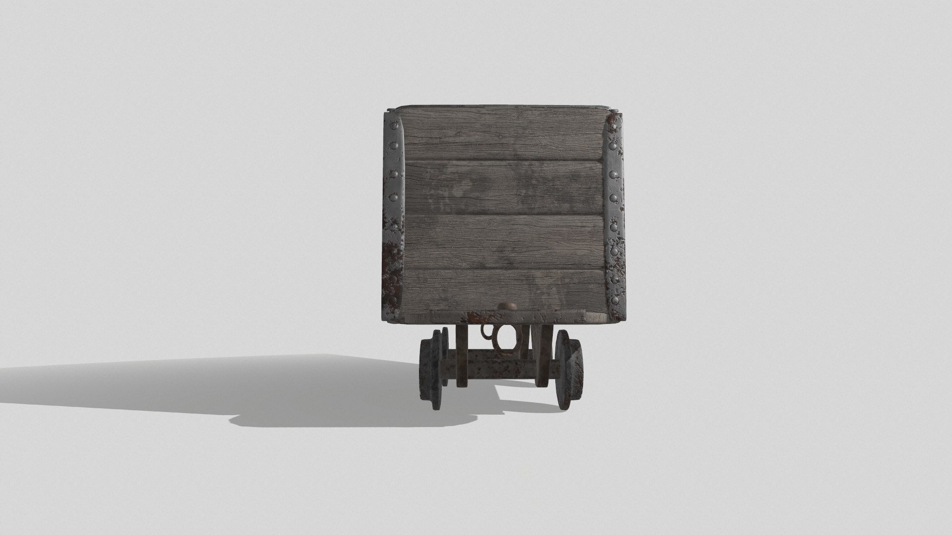 3D Mine Cart Model - TurboSquid 2052176