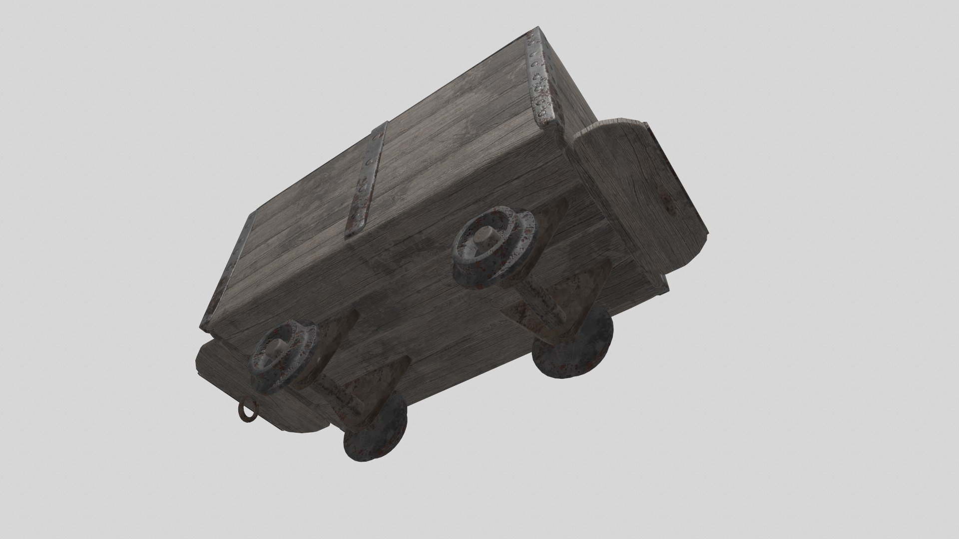 3D Mine Cart Model - TurboSquid 2052176