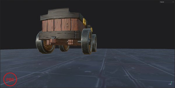 3D Cart Low Poly - TurboSquid 1729172
