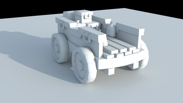 3D Cart Low Poly - TurboSquid 1729172