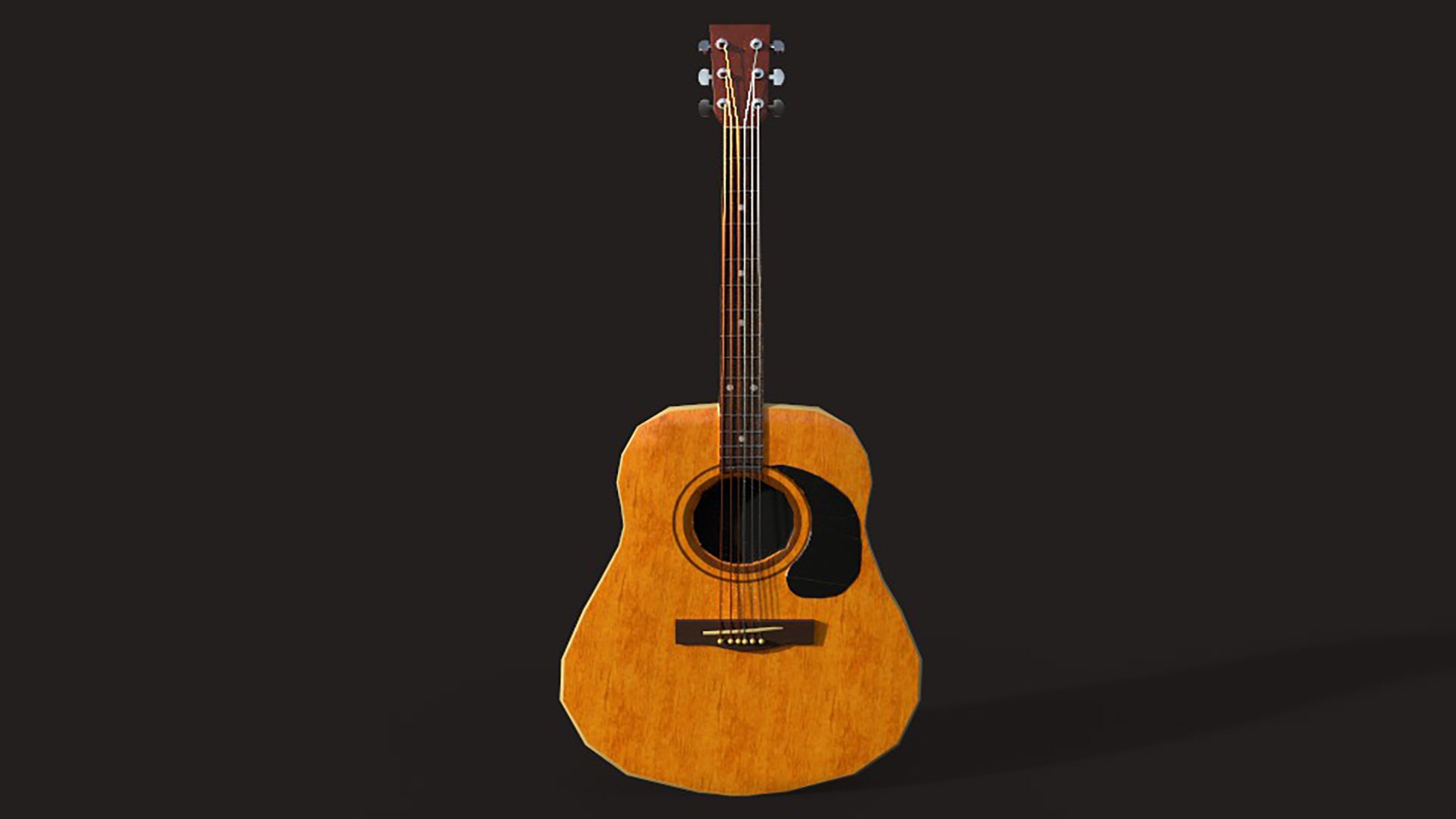 Guitar Low Poy 3D Model - TurboSquid 1762967