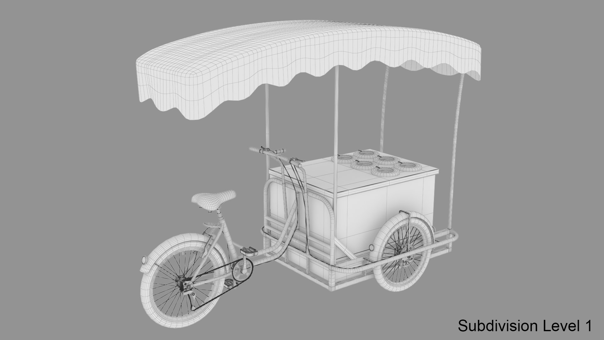 Street Food Bicycle 3D Model - TurboSquid 1474545