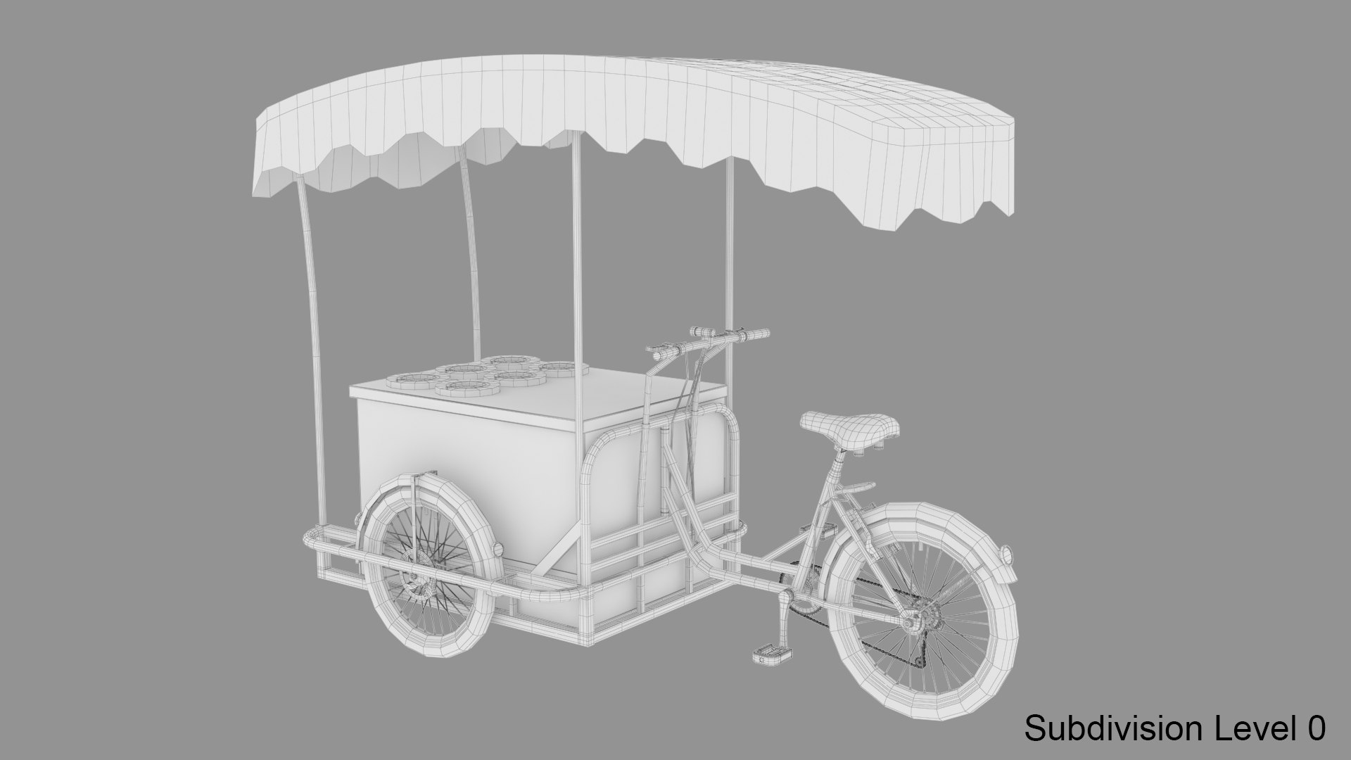 Street Food Bicycle 3D Model - TurboSquid 1474545